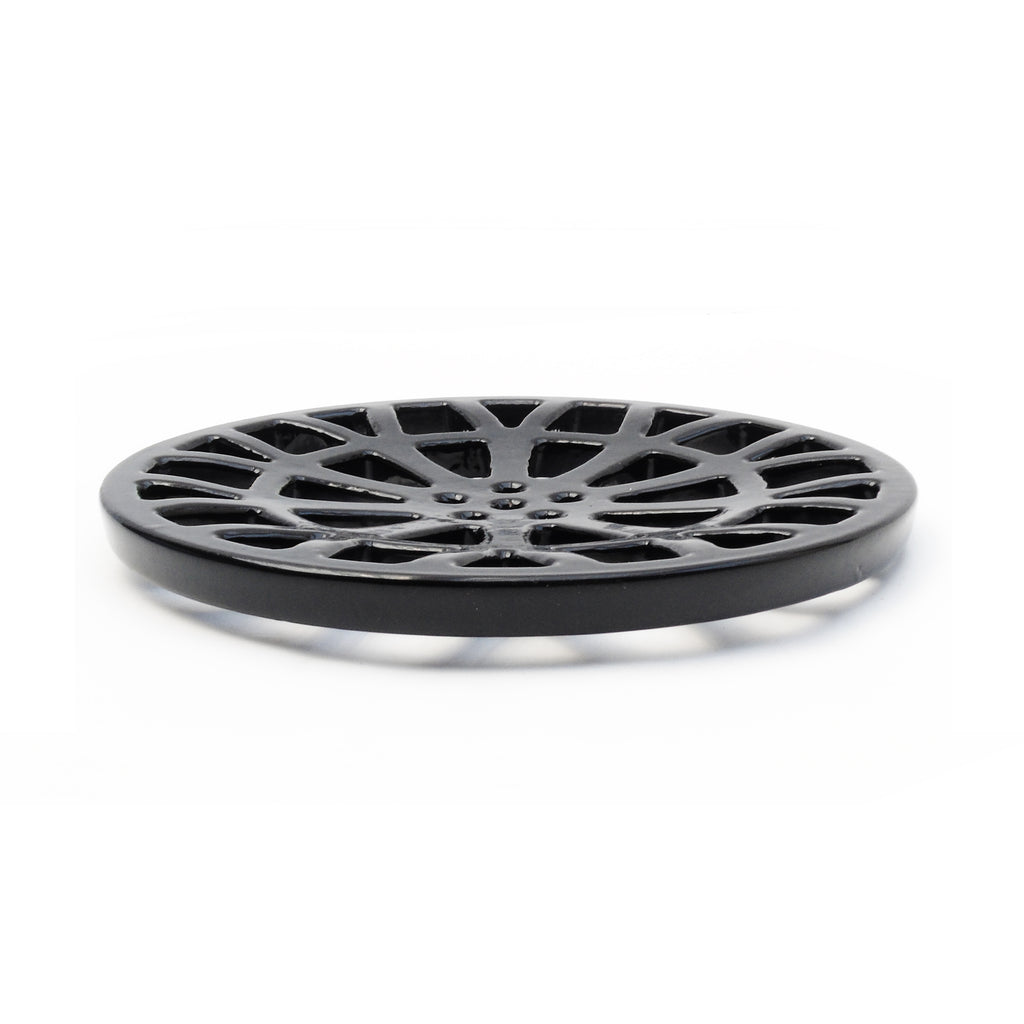 Round 6" Inch 150mm Cast Metal Drain Cover Gully Alloy Wheel Design ...