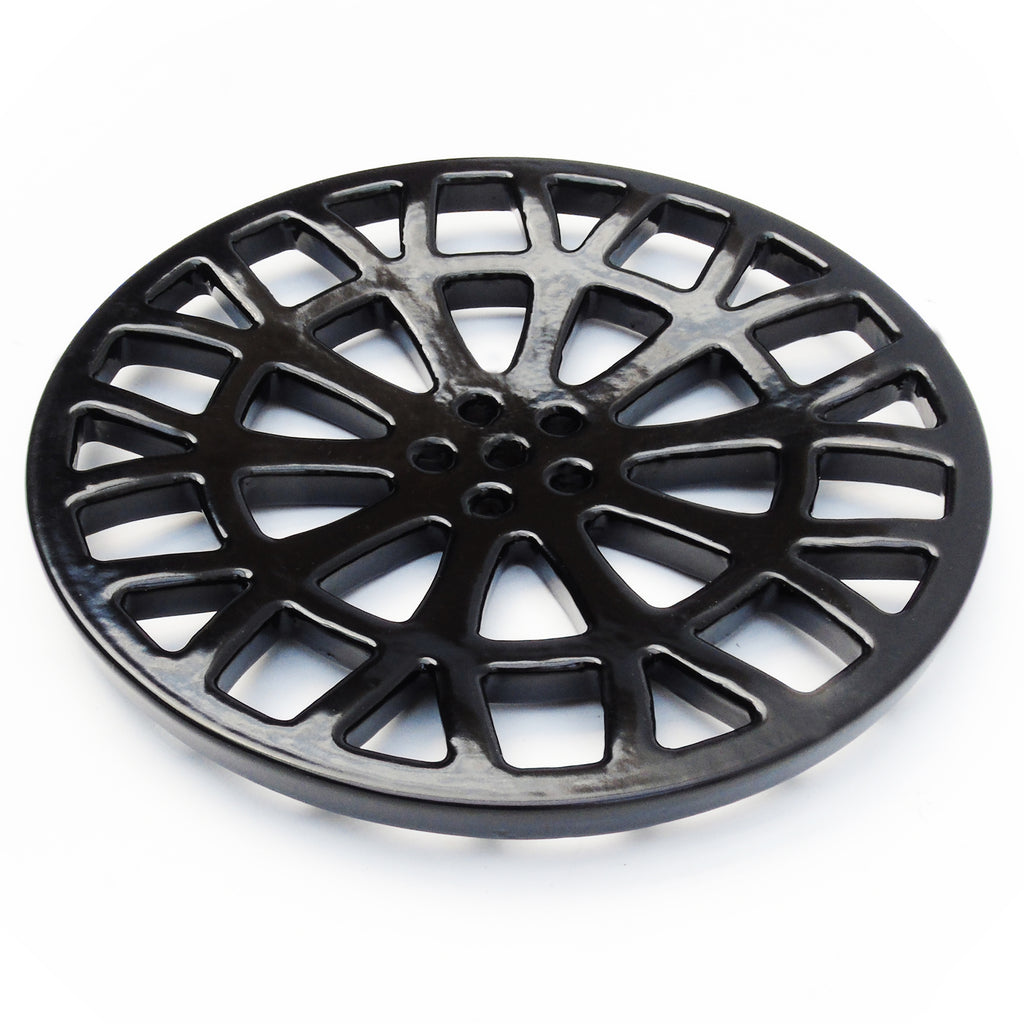 Round 6" Inch 150mm Cast Metal Drain Cover Gully Alloy Wheel Design ...
