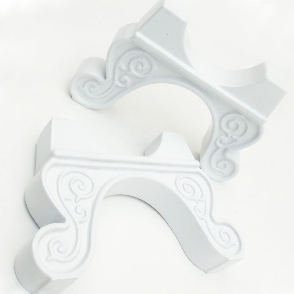 A Pair of Feet Supports for Traditional Cast Iron Column Radiators ...