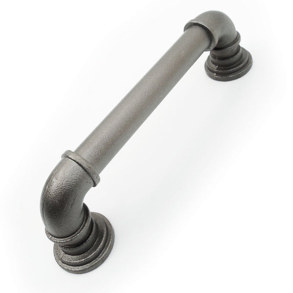 Vintage Industrial Style Cast Iron Metal Pipe Door Cupboard Handle ...