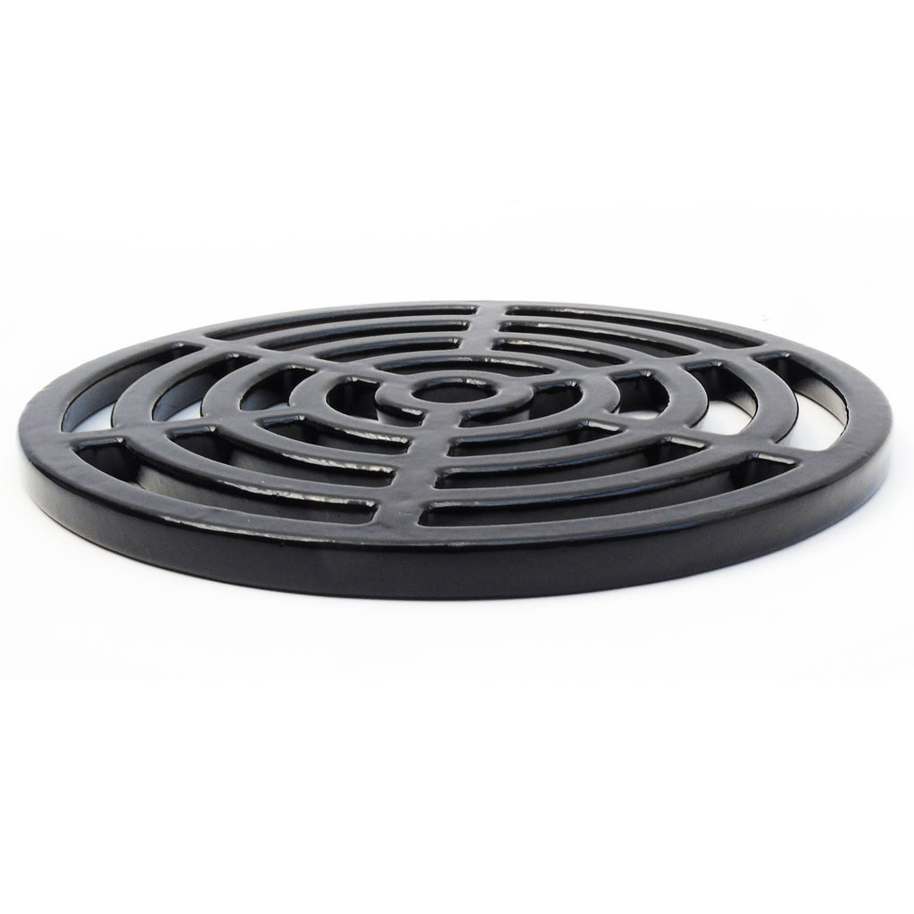 Round 7" 175mm Cast Metal Drain Cover Gully Grid Modern Design ...